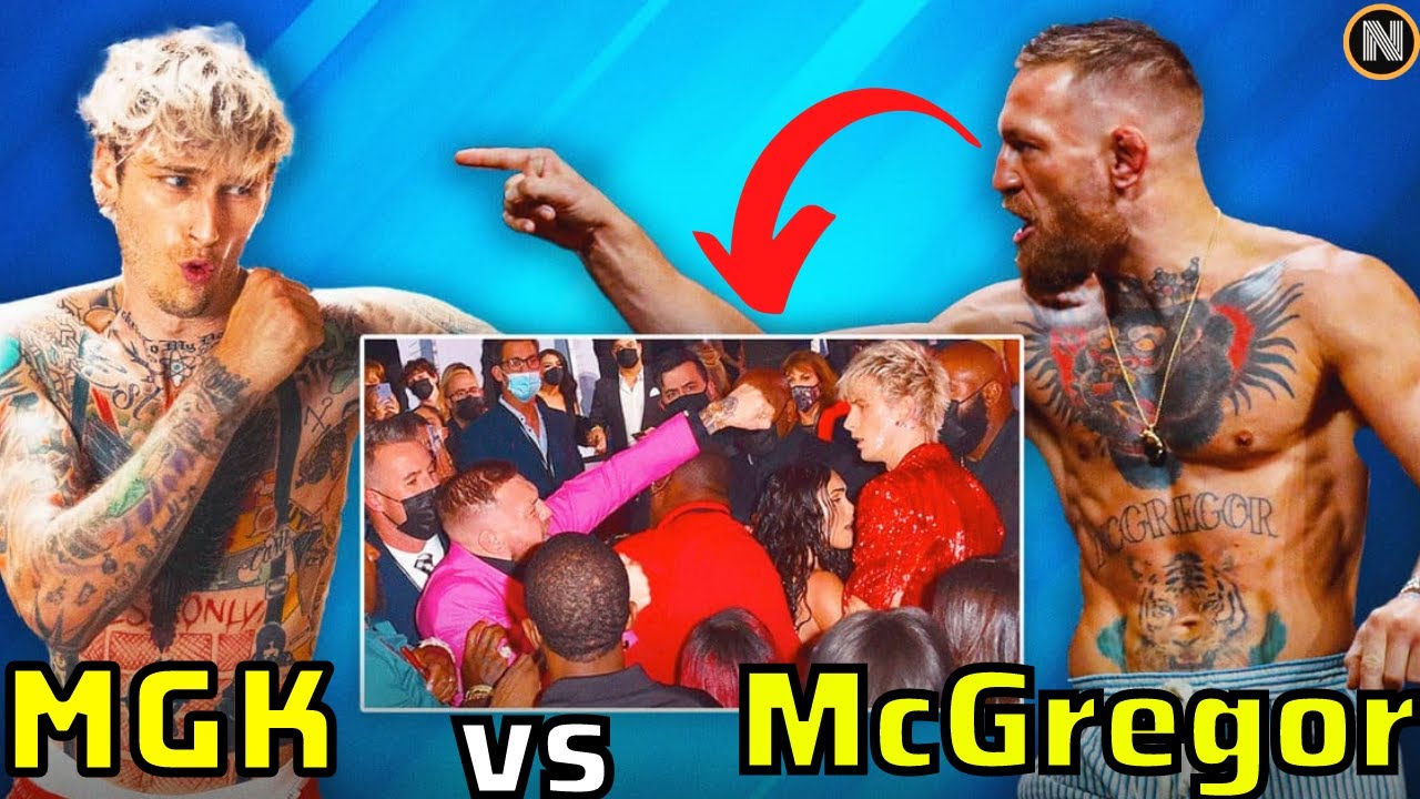 Conor McGregor and Machine Gun Kelly's VMAs FIGHT! Conor McGregor ...