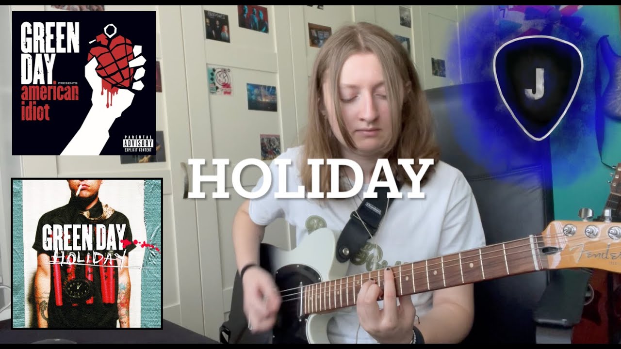 Holiday Green Day | Guitar Cover by Jess - YouTube Music