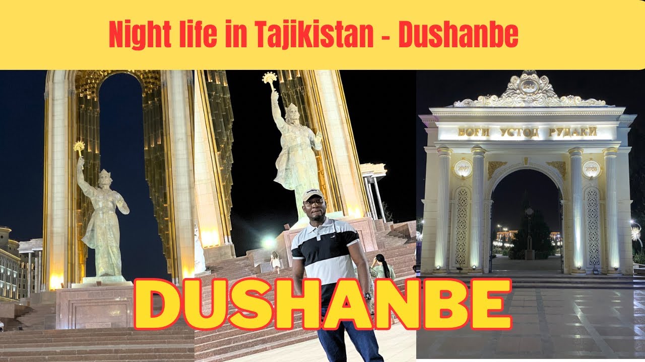 How Night life in Tajikistan looks like (Walking tour) - YouTube