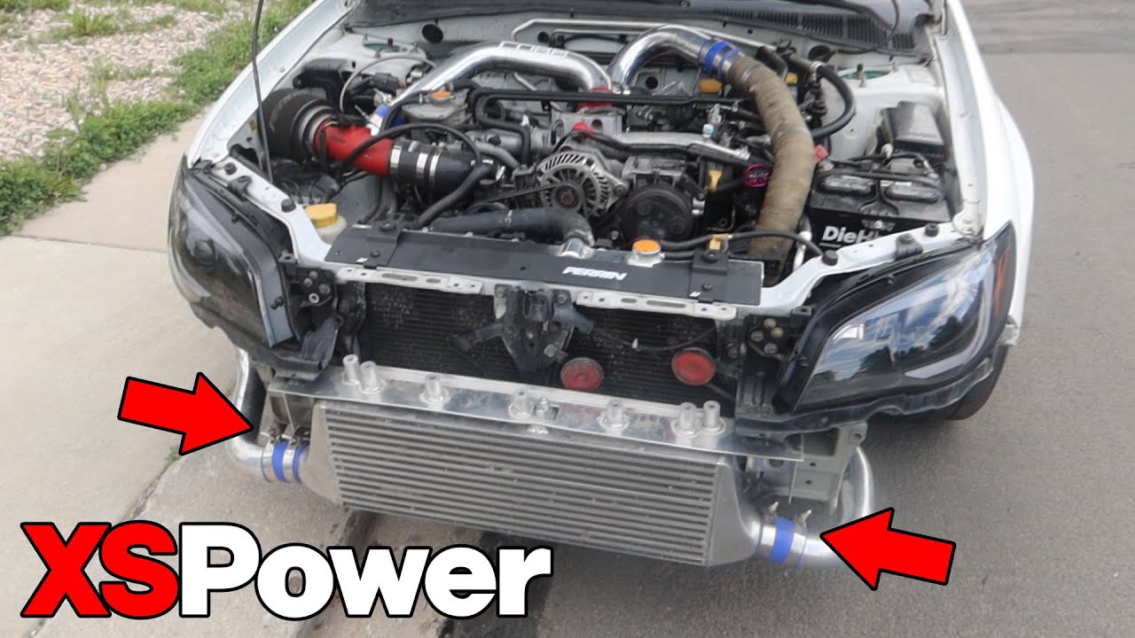 Installing EBAY Front Mount Intercooler - YouTube