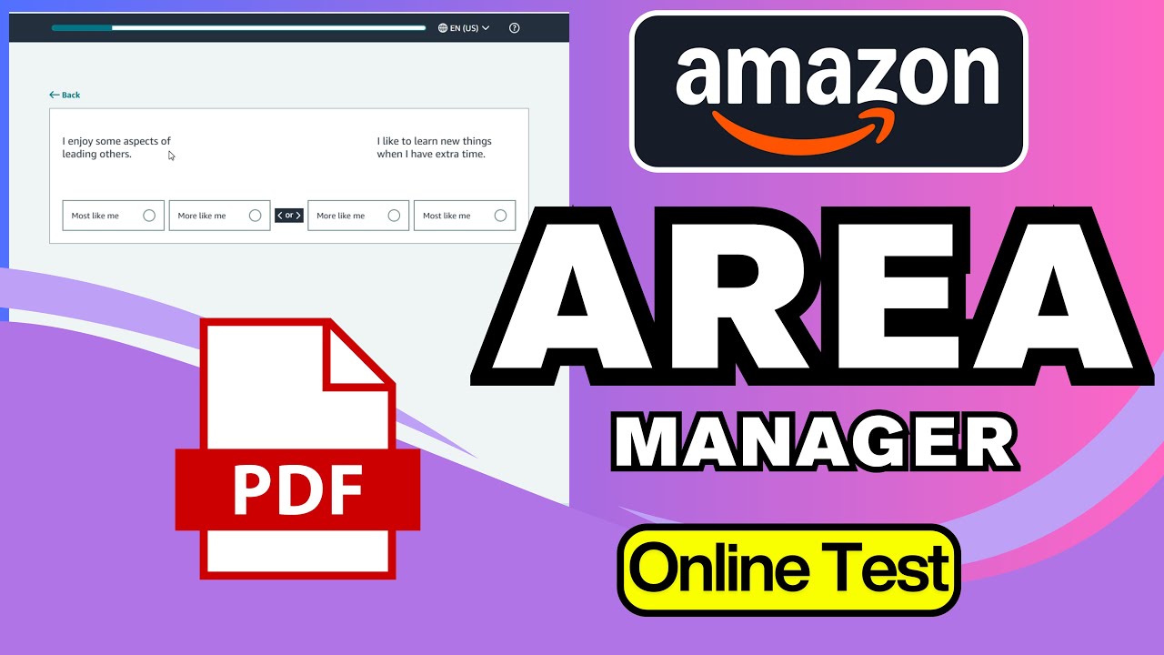 Area Manager Amazon Online Test Full Interview Questions And Answers ...