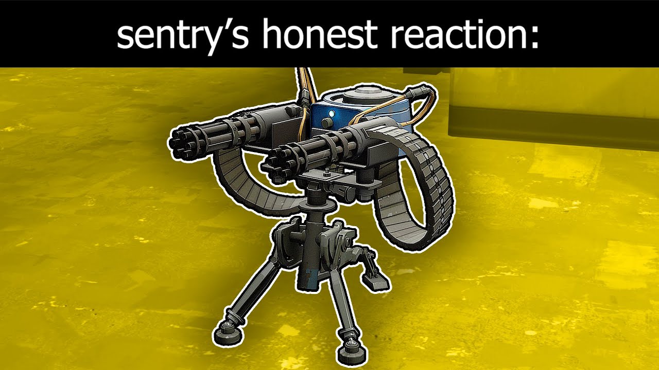 Sentry stops working after witnessing an Ubercharged Sniper - YouTube