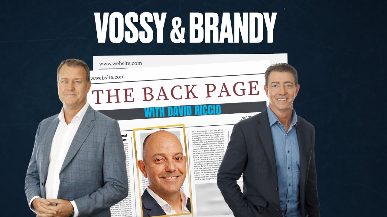 The Back Page with David Riccio - Rivals set to poach Tigers star for ...