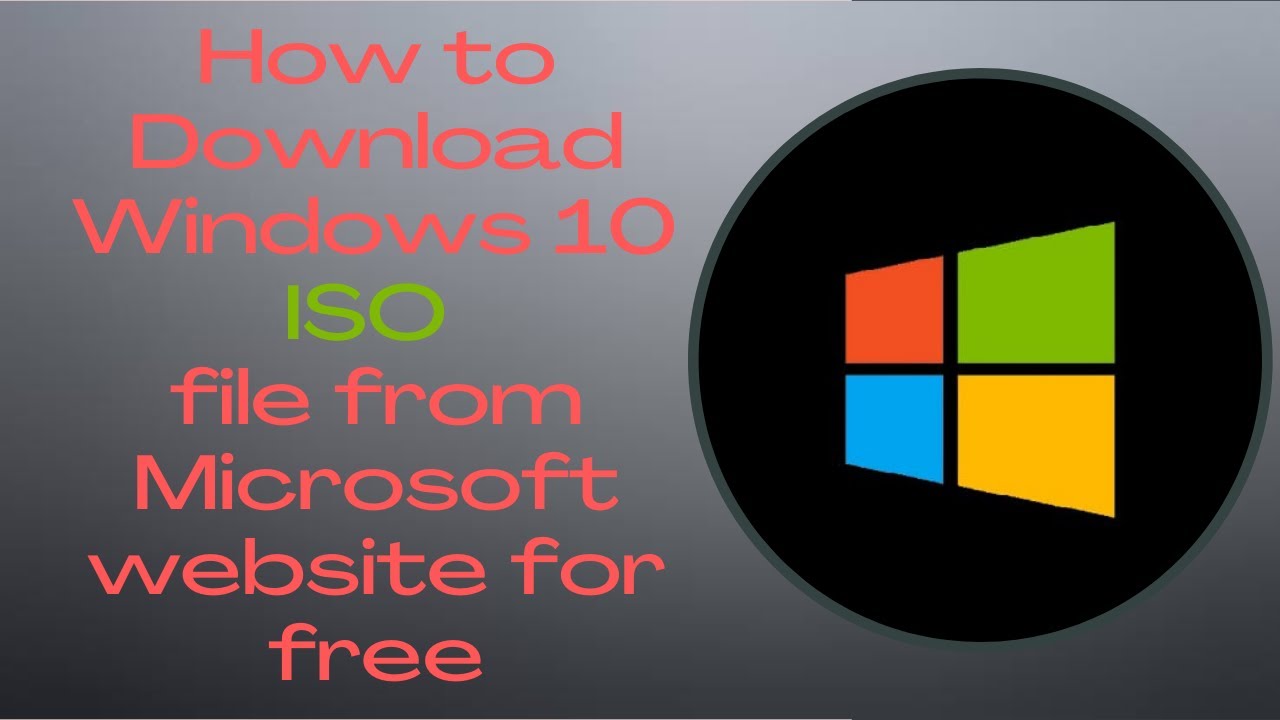 How to Download Windows 10 Latest ISO File From Microsoft Website For ...