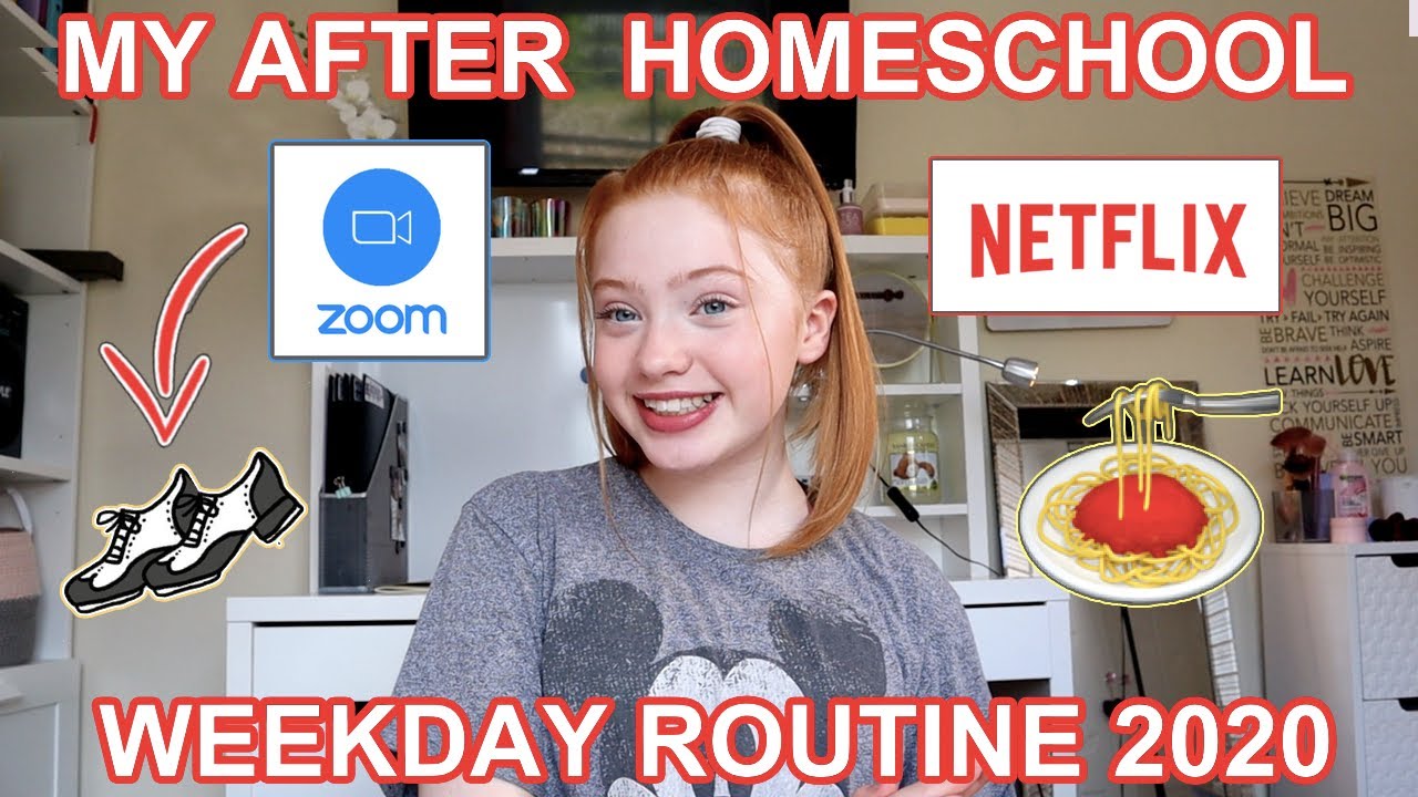My After Homeschool Weekday Routine 2020 *After School Evening and ...