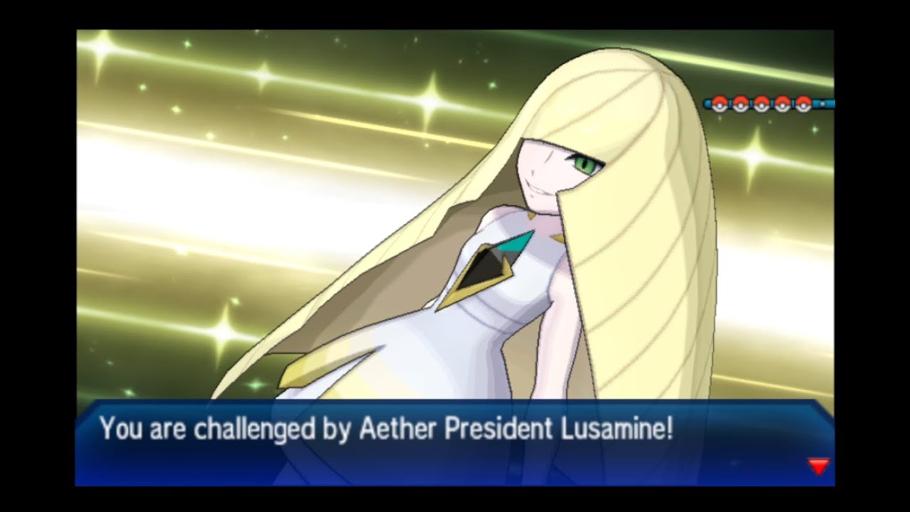 AF's President Lusamine! (USUM) - YouTube