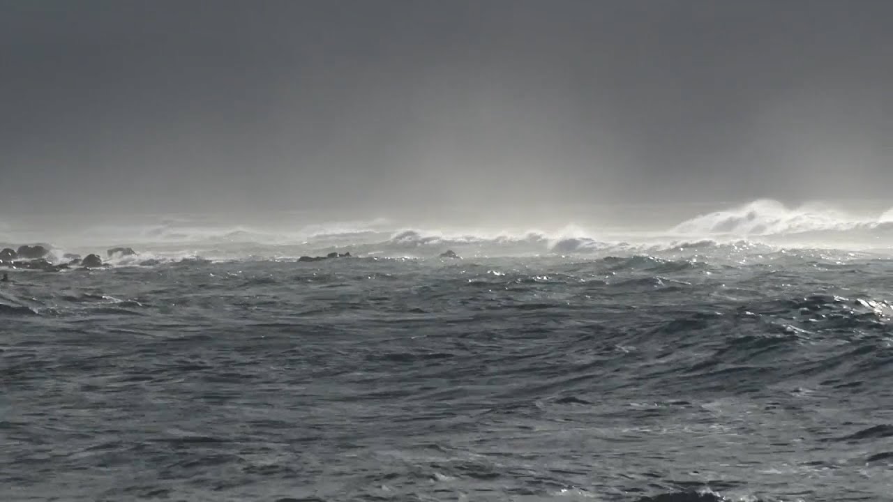 Stormy Weather over the Sea - Ocean Waves | White Noise | 10 Hour ...