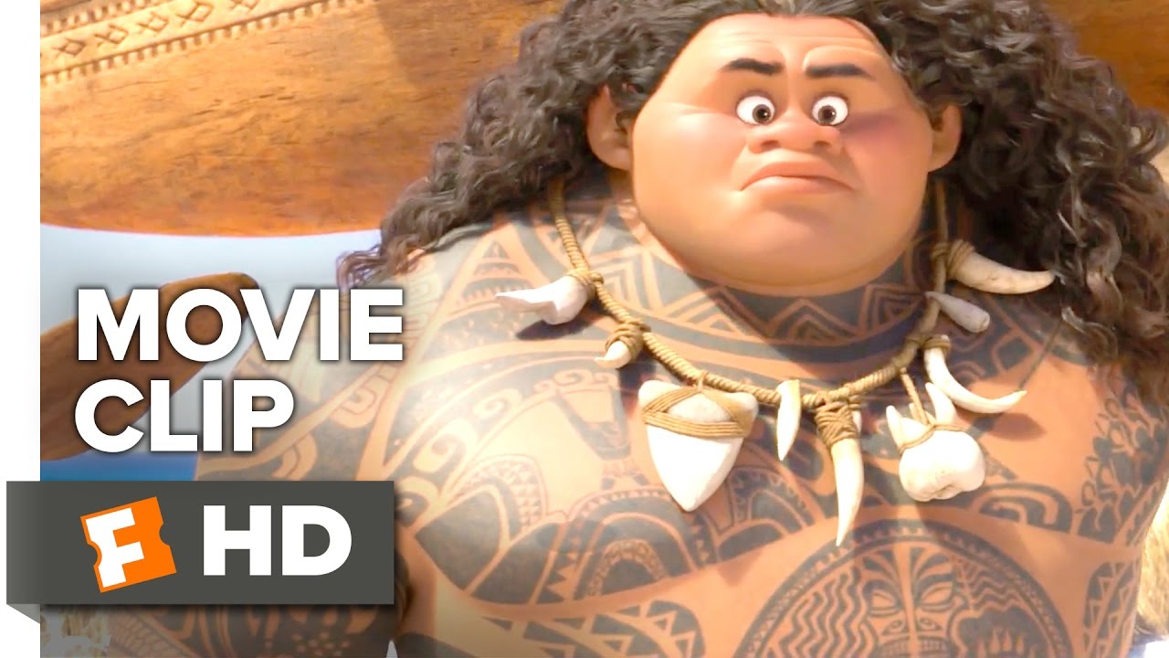 Moana Movie CLIP - Moana Meets Maui (2016) - Dwayne Johnson Movie - YouTube
