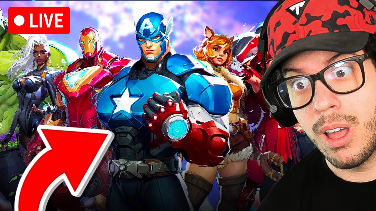 Playing FORTNITE then MARVEL RIVALS! - YouTube