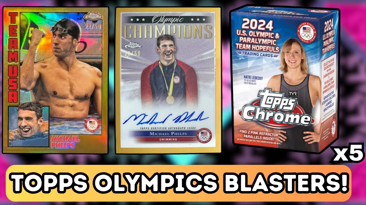 2024 TOPPS CHROME US OLYMPICS BLASTER BOX REVIEW! (Case Hit!) - YouTube