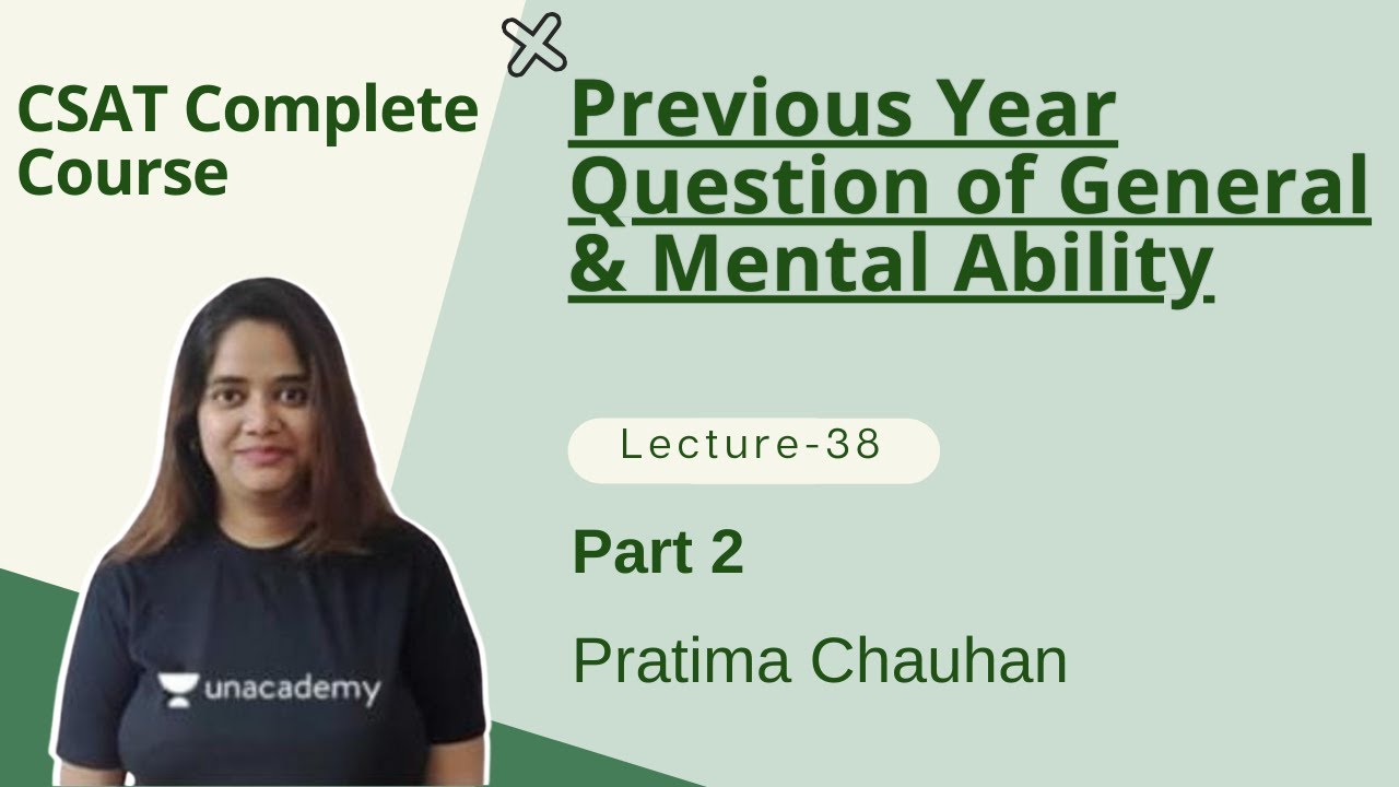 Previous Year Question Of General Mental Ability Part 2 CSAT Complete Course UPSC CSE previous-year-question-of-general-mental-ability-part-2-csat-complete-course-upsc-cse