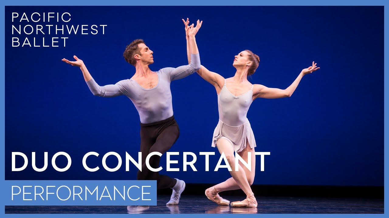 George Balanchine's Duo Concertant | Pacific Northwest Ballet - YouTube