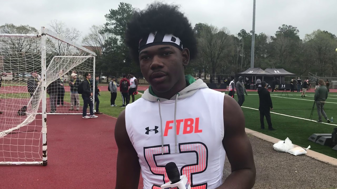 Allen Horace Jr UTSA commit talks with Gotmix News at UA camp. - YouTube