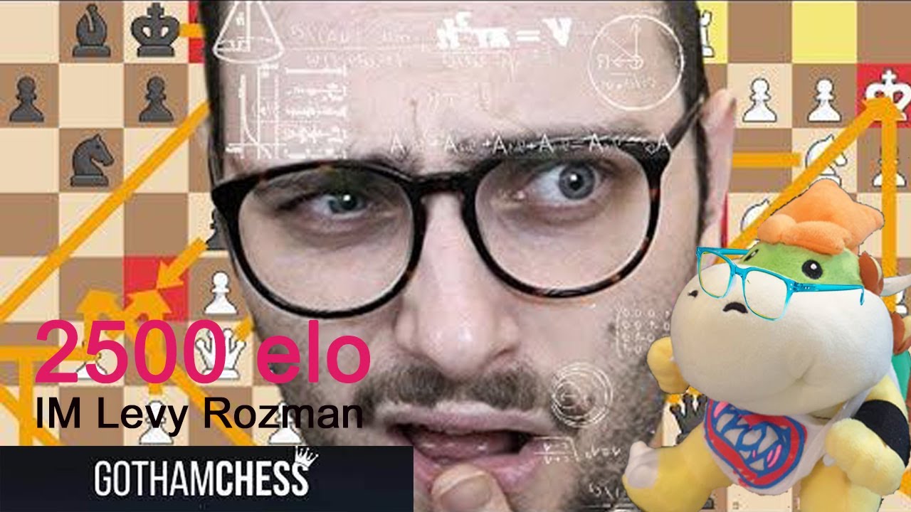 How I beat 2500 ELO Gotham Chess Levy Rozman (White) - YouTube