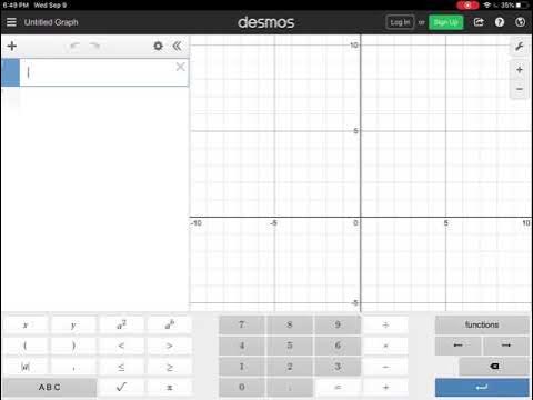 Graphing Parametric Equations on Desmos - YouTube