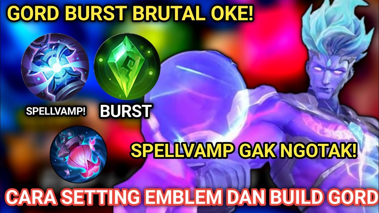 SPELLVAMP GILA! SETTING EMBLEM DAN BUILD GORD TERSAKIT 2025 | EMBLEM ...