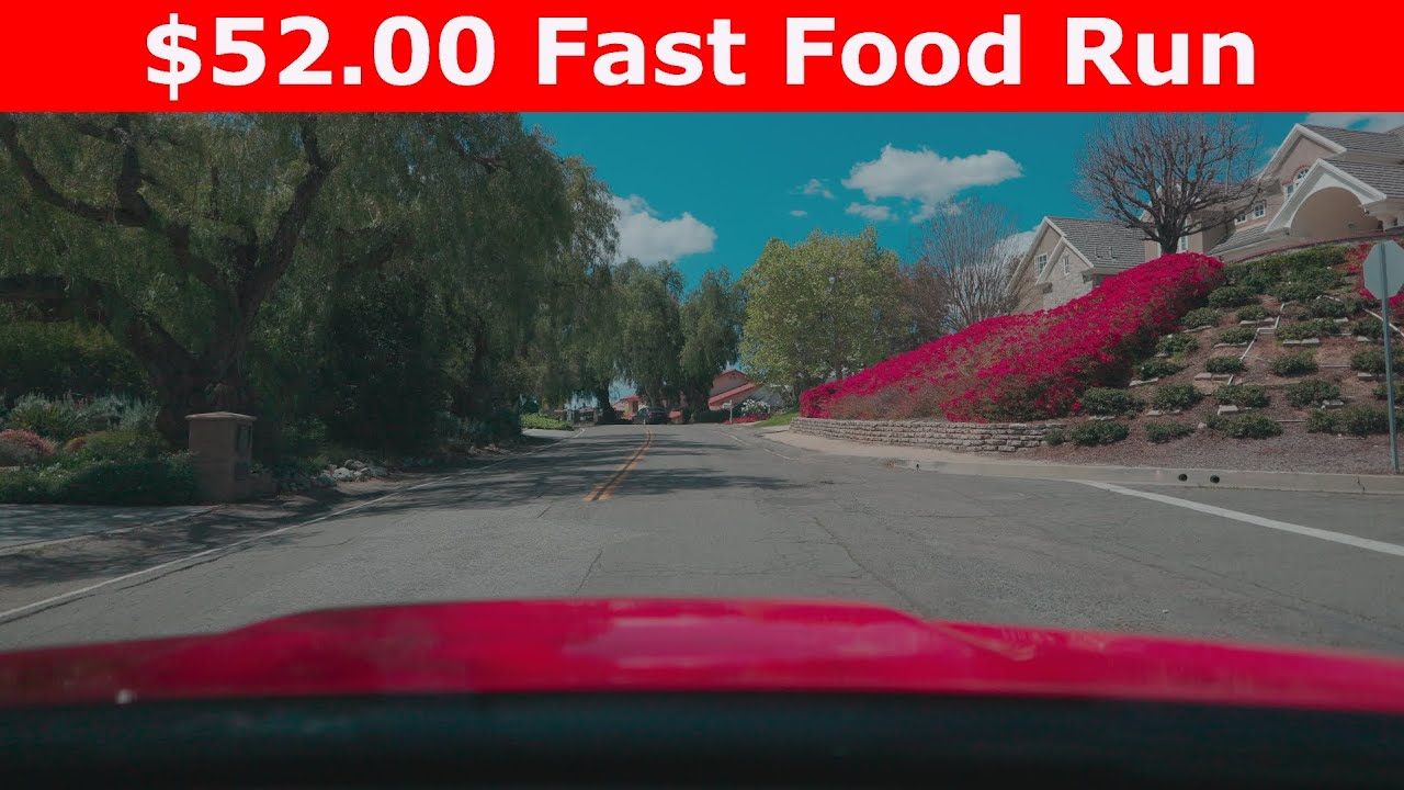 $52.00 Fast Food Run For Two People 4-3-25 - YouTube