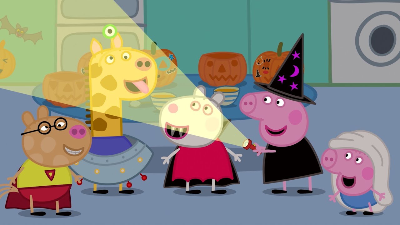 Peppa Pig Goes on a Ghost Hunt 👻 | Halloween Dress Up | Tales Full ...