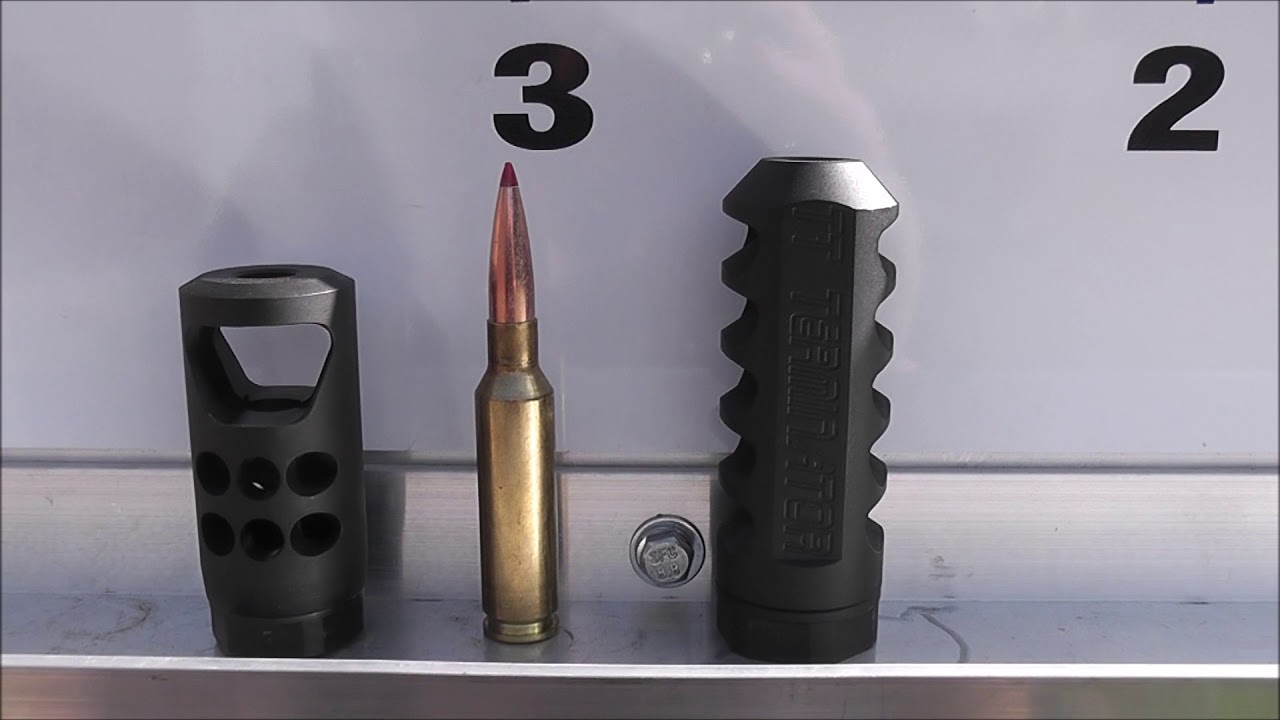 TT Terminator Muzzle Brake on a 6 5 Creedmoor Ruger Precision Rifle ...