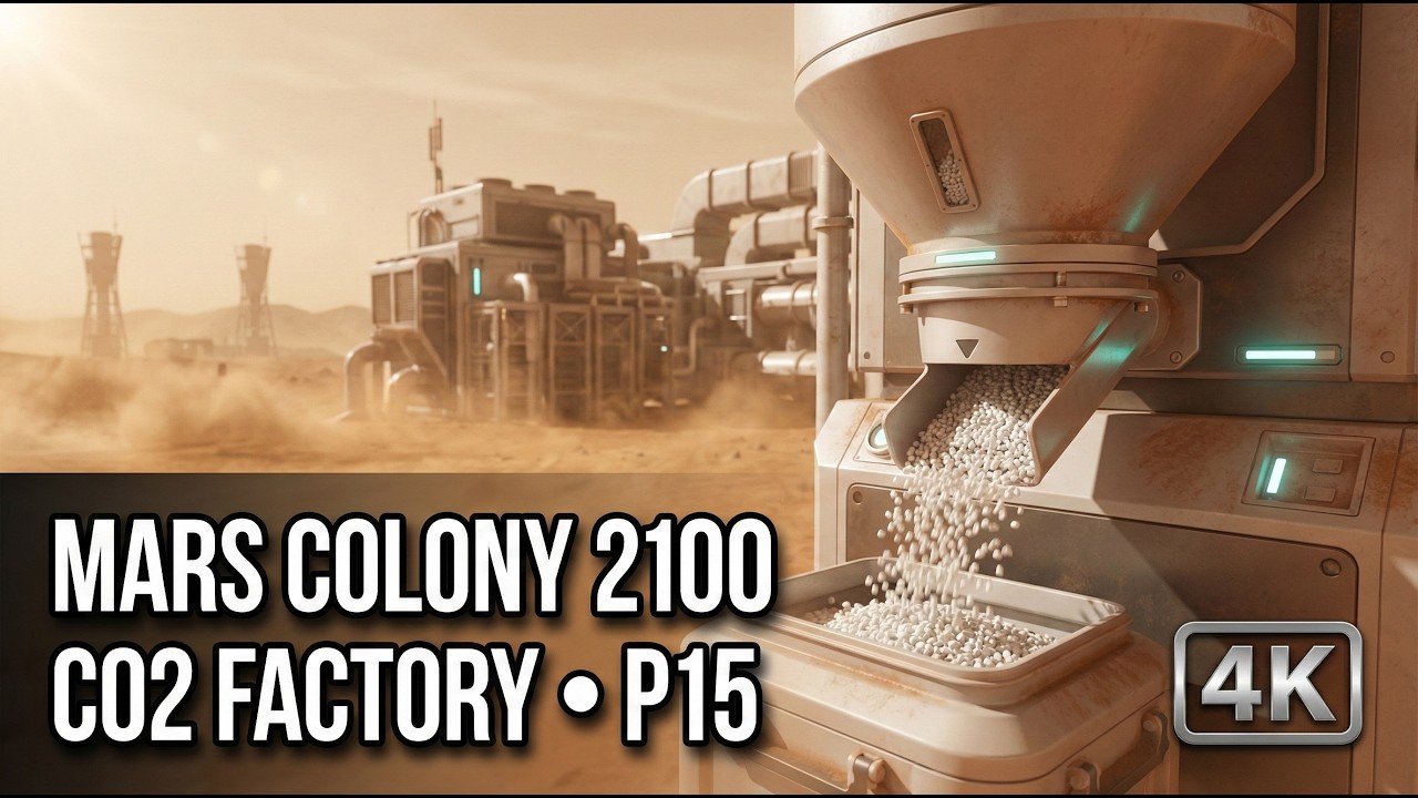 Turning Mars CO2 Into Plastics (4K) — Mars Colony 2100 • P15 | No ...