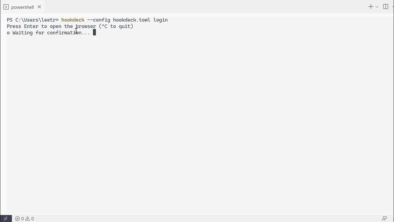 Retrieving your CLI Key with the Hookdeck CLI - YouTube