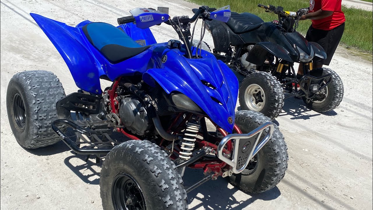 RAPTOR 350R AND HONDA 400EX - YouTube