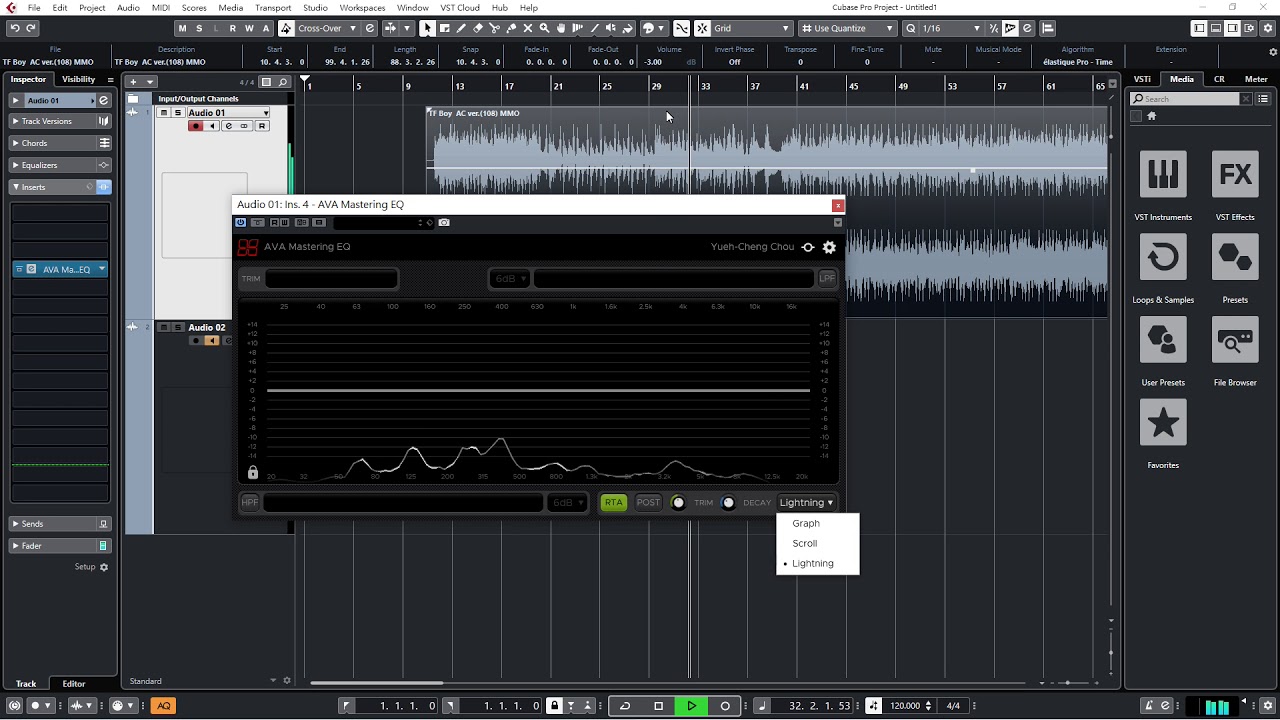 [肯周老斯來開箱]_頻率視覺化方便調的bus EQ_[AVA mastering EQ開箱] - YouTube