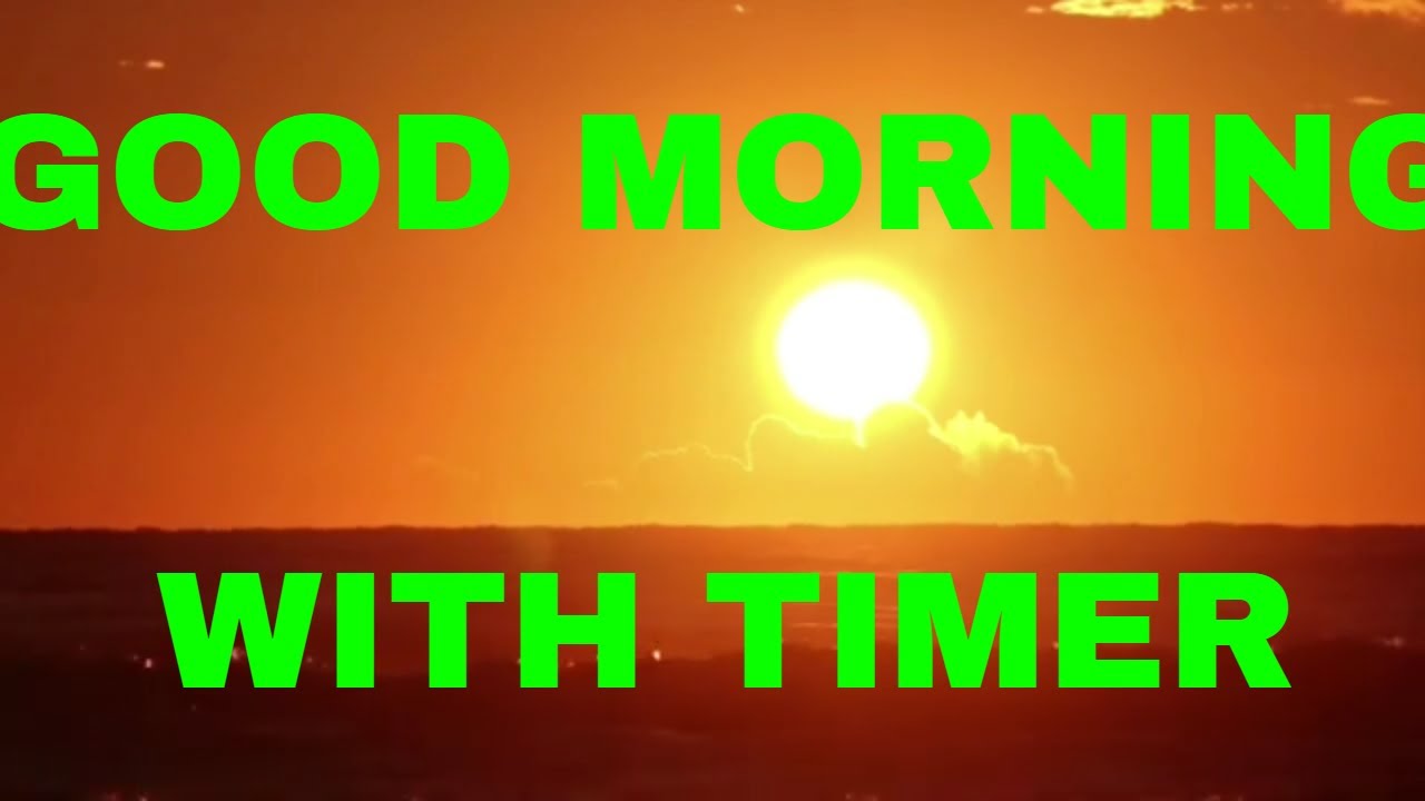 Good morning with timer - joke of the day #2 - YouTube
