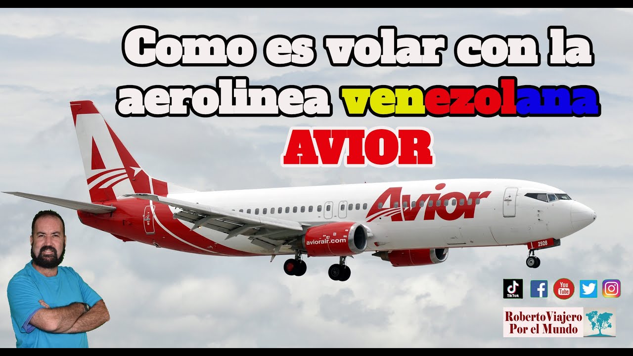 Como es volar con la aerolínea venezolana AVIOR - YouTube