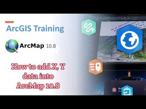 How to add X, Y coordinate data into ArcMap 10 8 - YouTube