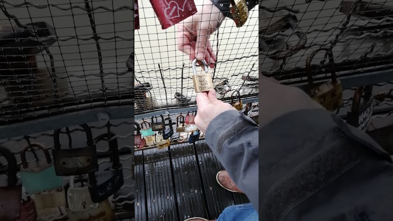 Lock bridge in krakow - YouTube