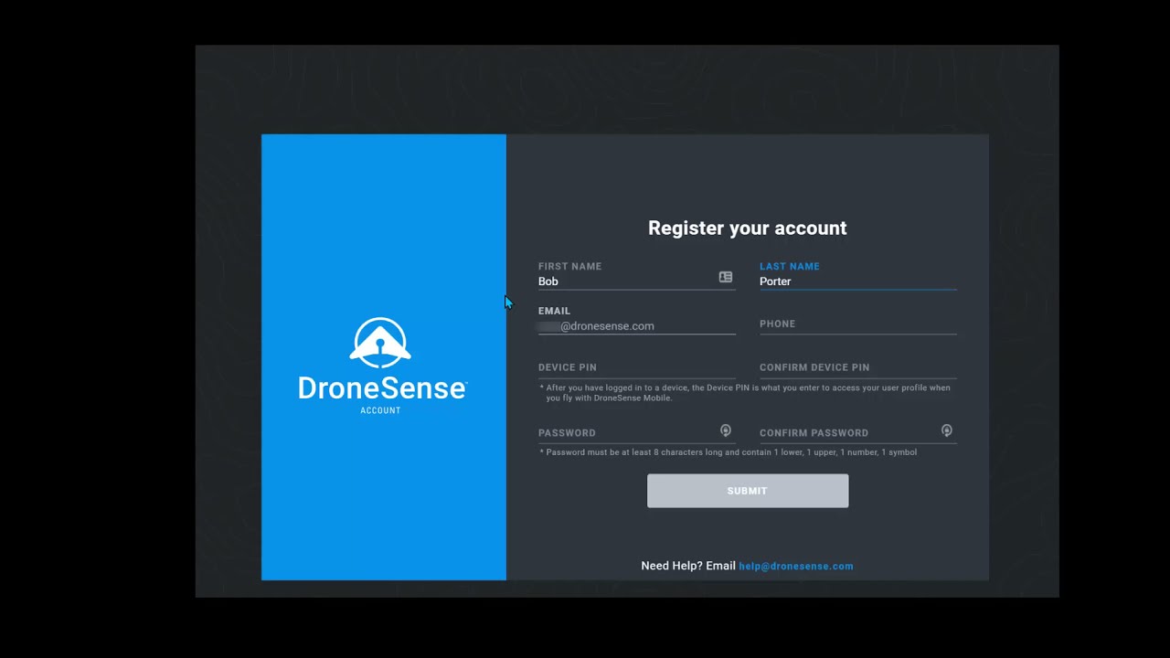 Registering Your DroneSense User Profile - YouTube