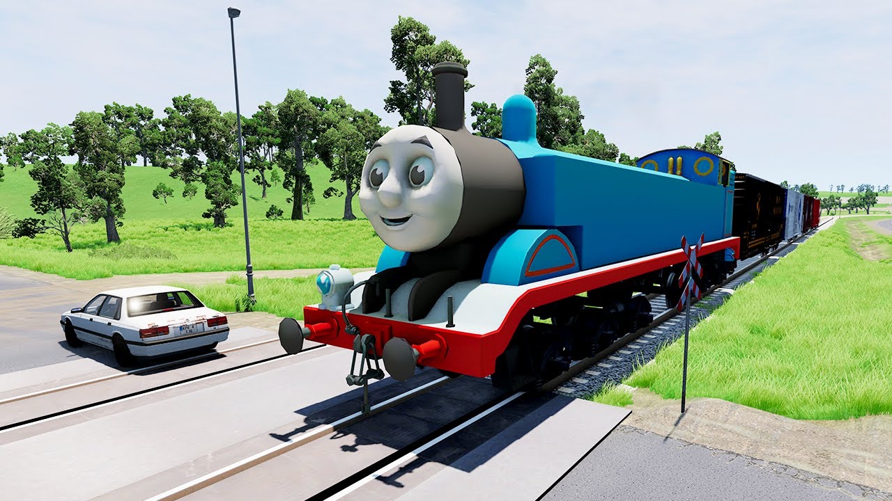 Thomas Train Delivers Cargo And Tanks BeamNG.Drive - YouTube