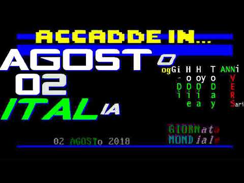 (Italia) 02 AGOSTO - storia italiana di oggi, 2 AGOSTO // ITALIAN ...