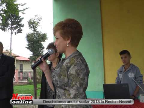 Deschiderea anului scolar 2013 la Rediu - Neamt - YouTube