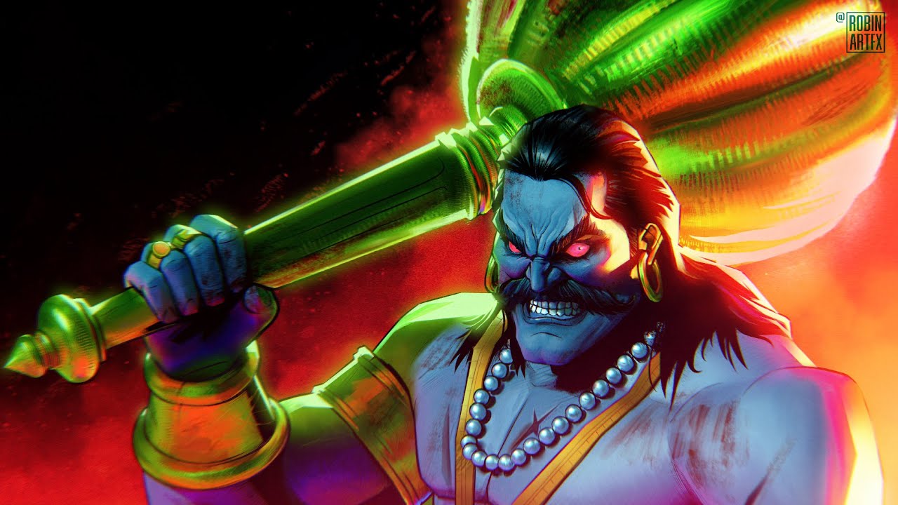 Raavanan sculpting in Blender 3D இராவணன் #tamil #king #ramayanam # ...