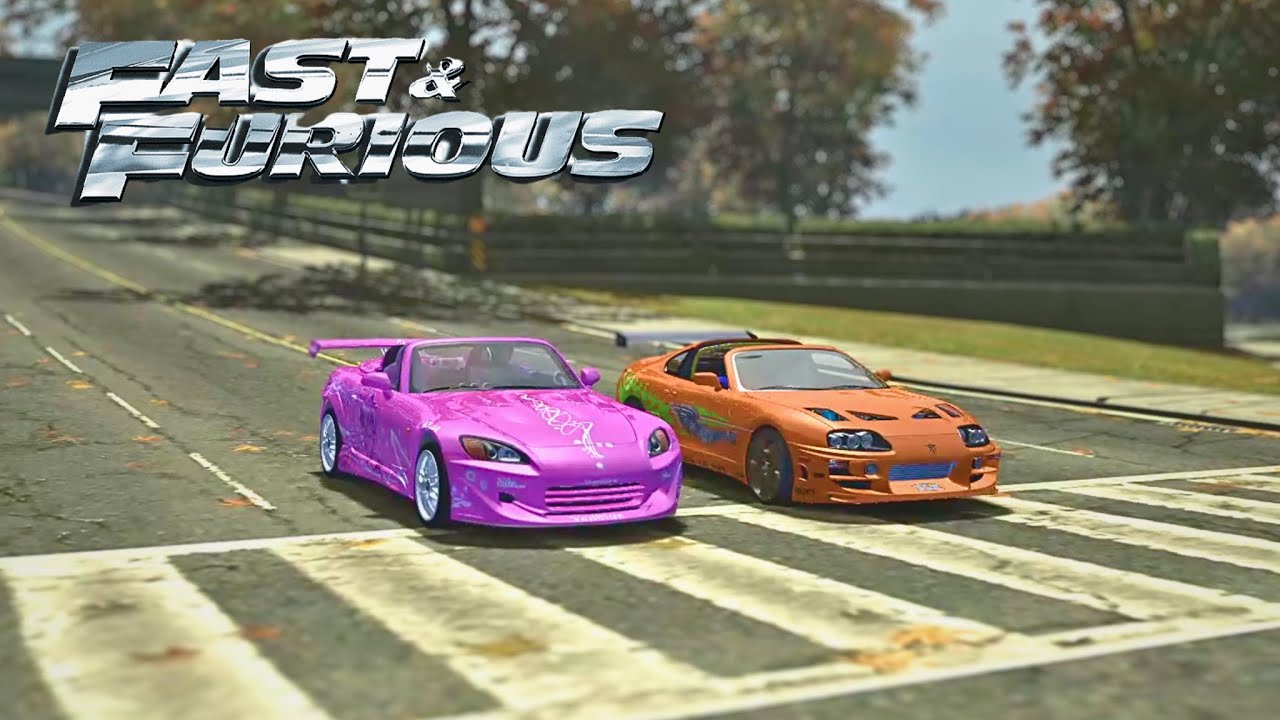 Suki's Honda S2000 vs. Brian O'Conner's Toyota Supra"2 Fast 2 Furious ...