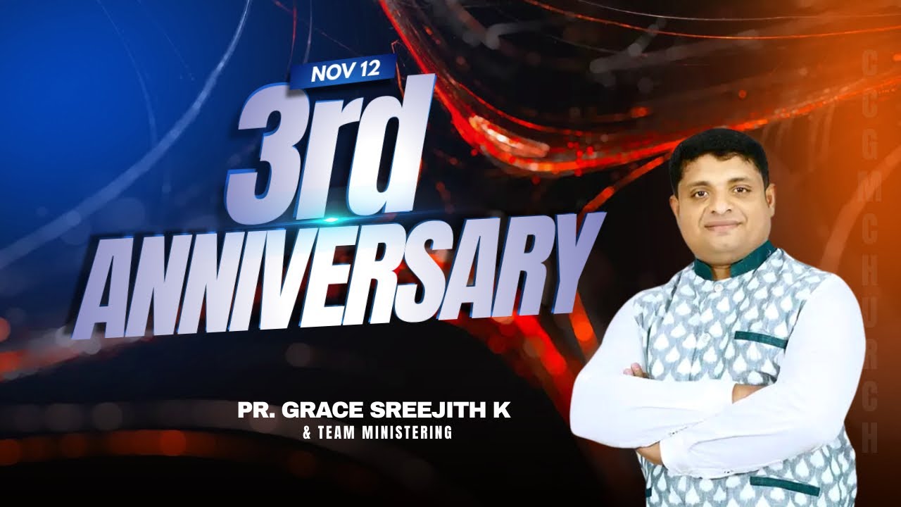 3rd ANNIVERSARY | SUNDAY SERVICE #llive Stream | Pr. Grace Sreejith K ...