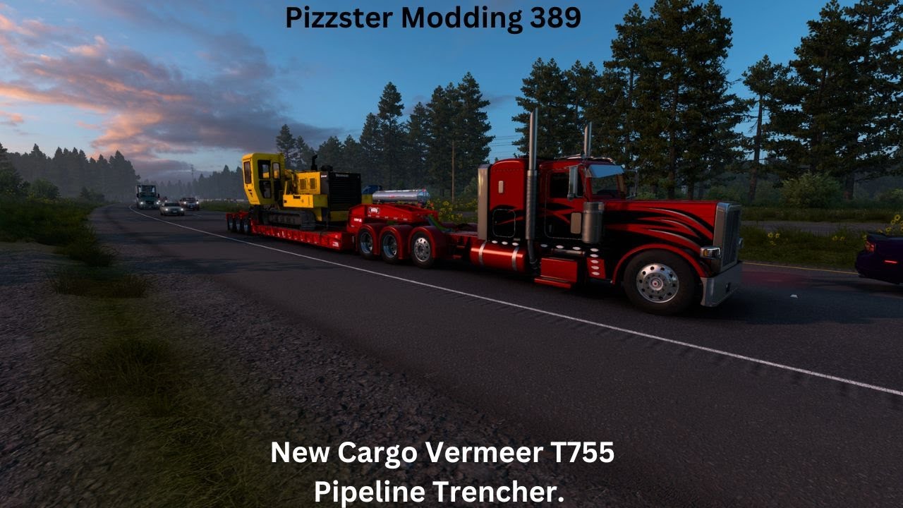 Ats 1.47-Pizzster Modding 389 with the rogers 50 ton with , New Cargo ...