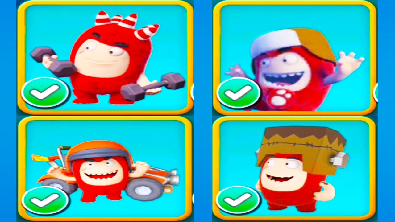 Oddbods Turbo Run All Fuse Classic Racing Fuse Christmas Fuse Halloween ...