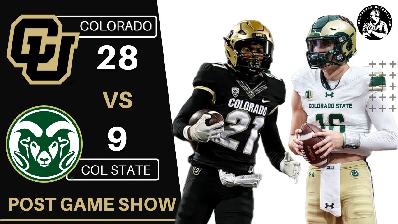 Post-Game Show | Colorado Buffaloes vs Colorado State Rams | # ...