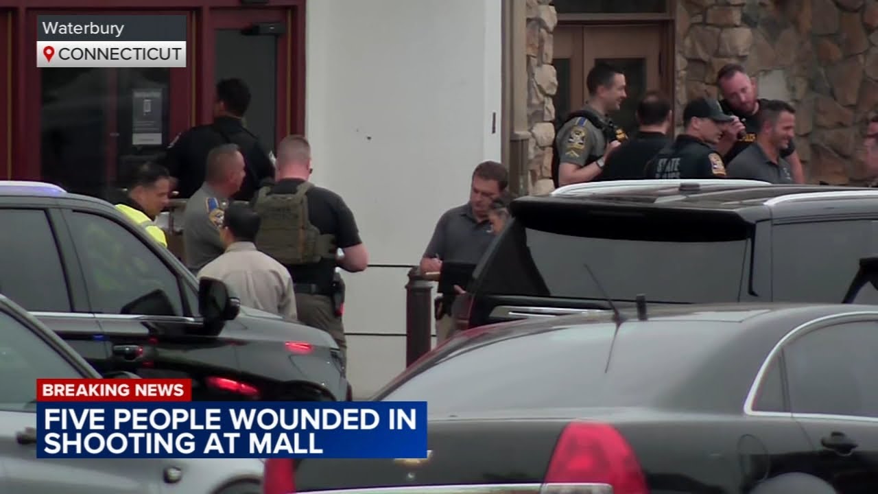 5 people shot at Connecticut shopping center: Police - YouTube