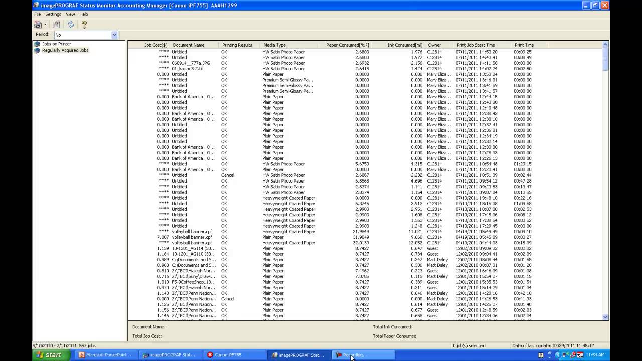 Canon imagePROGRAF How to use Accounting Manager Quick Tutorial - YouTube