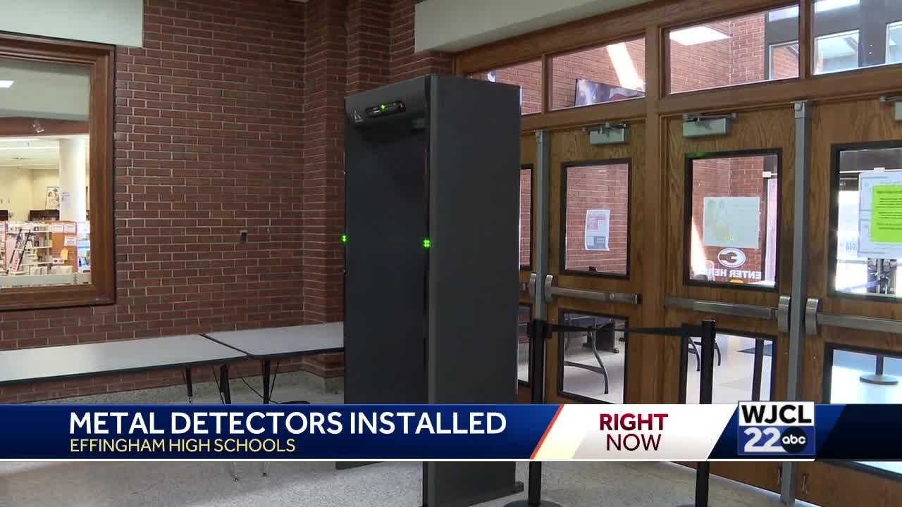 Metal Detectors Put into Use at Effingham County High Schools Monday ...