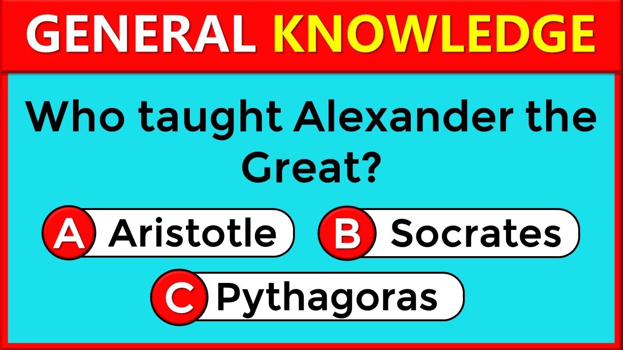 General Knowledge Quiz Trivia | Can You Answer All 30 Questions ...
