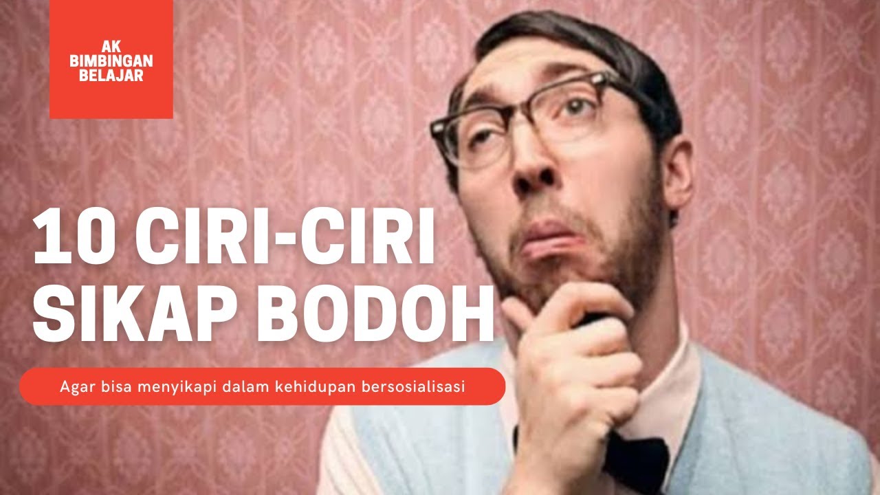 Kamu Bodoh? | Coba lihat 10 ciri-ciri orang bodoh - YouTube