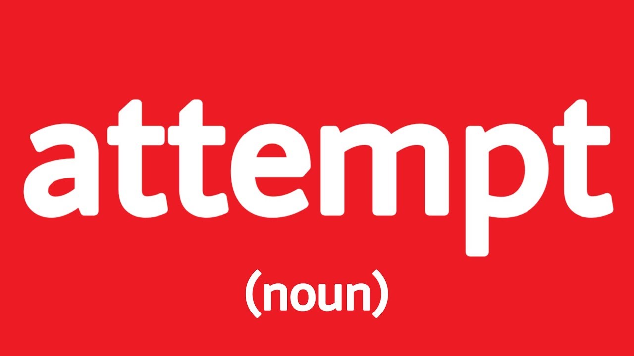 How to pronounce attempt (Definition + Example sentences) - YouTube