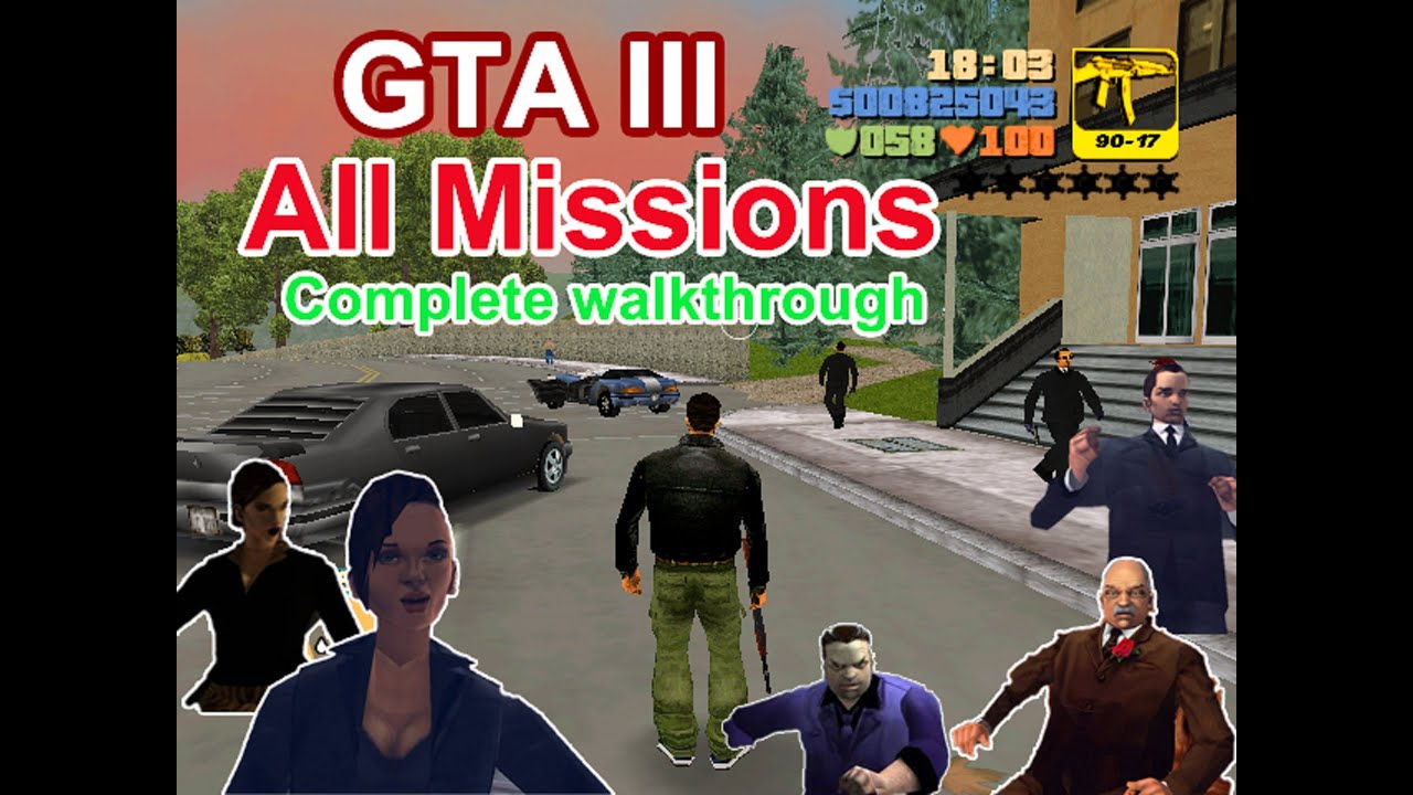 GTA 3 Full walkthrough and tips Part I - YouTube