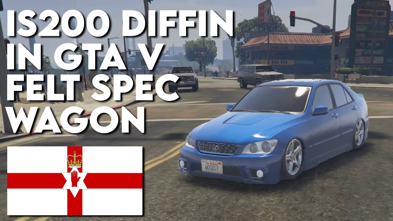 Lexus IS200 In GTA V | Felt Spec Agri Spec Port Car Scene - YouTube