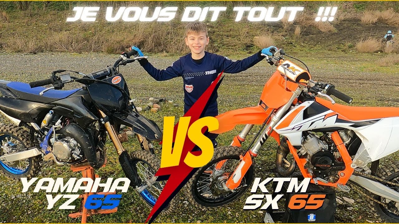 TEST 65 YZ VS 65 SX 2023 // MATCH COMPARATIF MOTOCROSS ⚡️ - YouTube